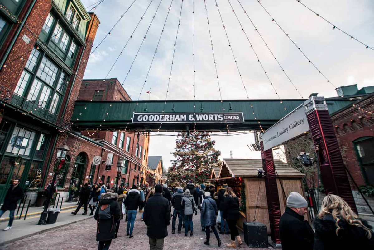 Toronto Distillery District Christmas Market • Tapped Out Travellers